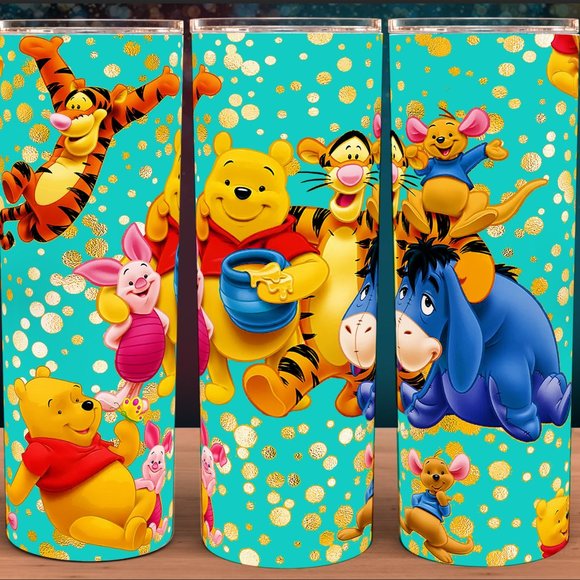 Handmade | Dining | Winnie The Pooh Piglet Eeyore Tigger Roo Cup Mug ...